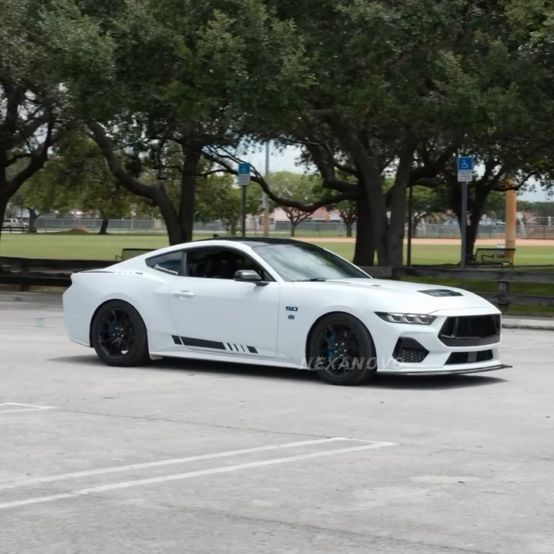 Front Bumper Lip Splitter for S650 Ford Mustang（2024+) NexaNovo
