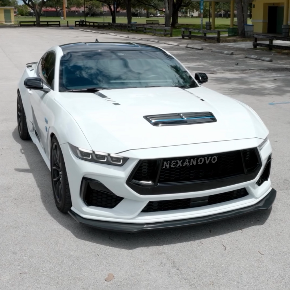 Front Bumper Lip Splitter for S650 Ford Mustang（2024+) NexaNovo