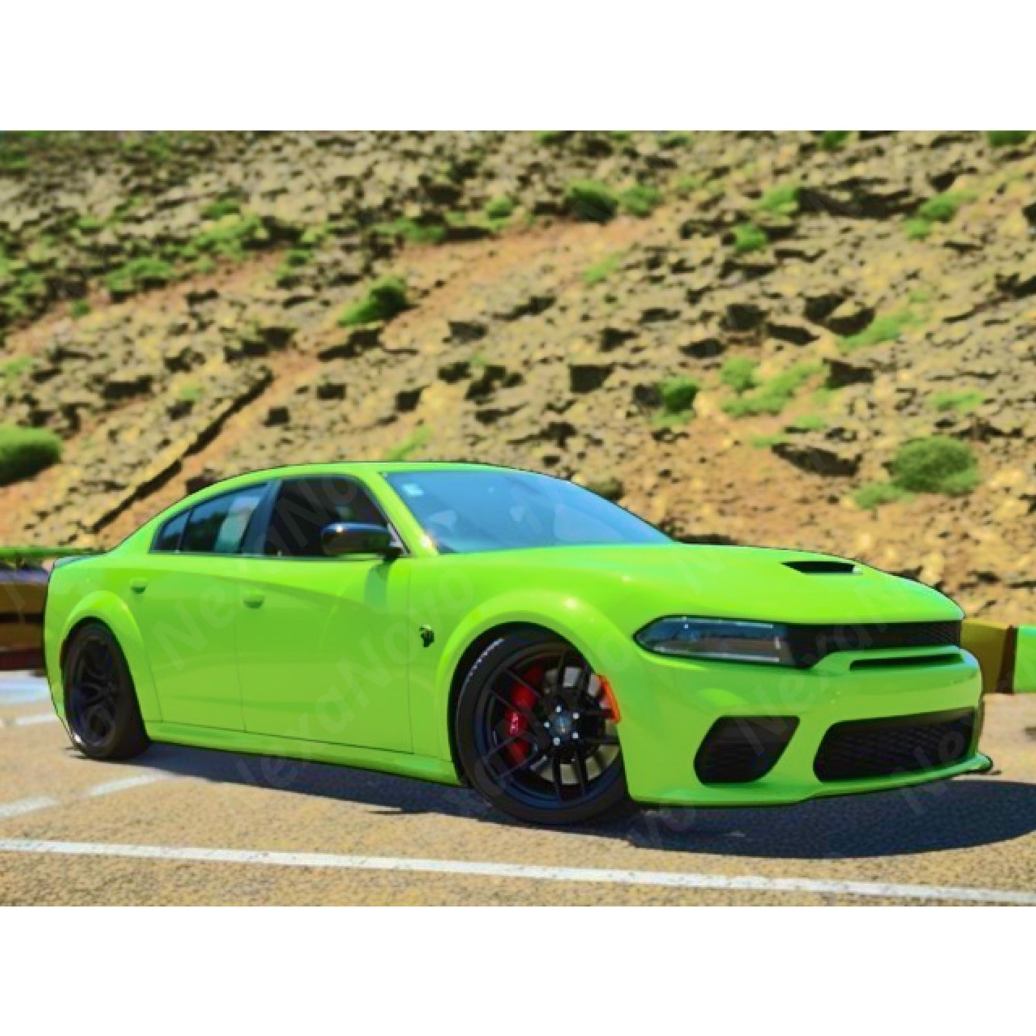 Fits Dodge Charger 2011-2025 SRT Wide Body Style Side Skirt Extension ...