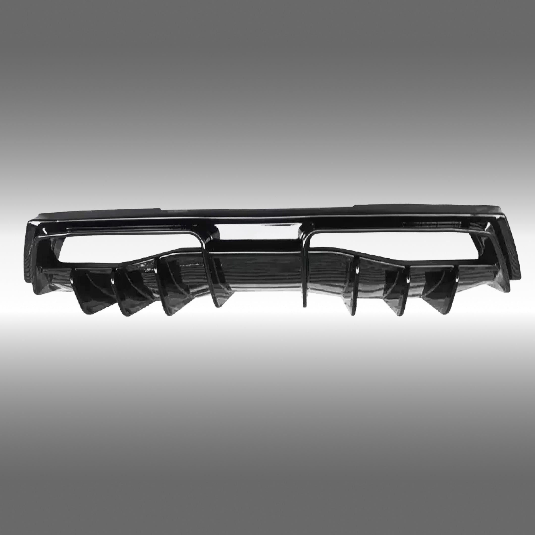 For Chevrolet Corvette C8 (2020-2025) Shark Fin Style Gloss Black Rear ...