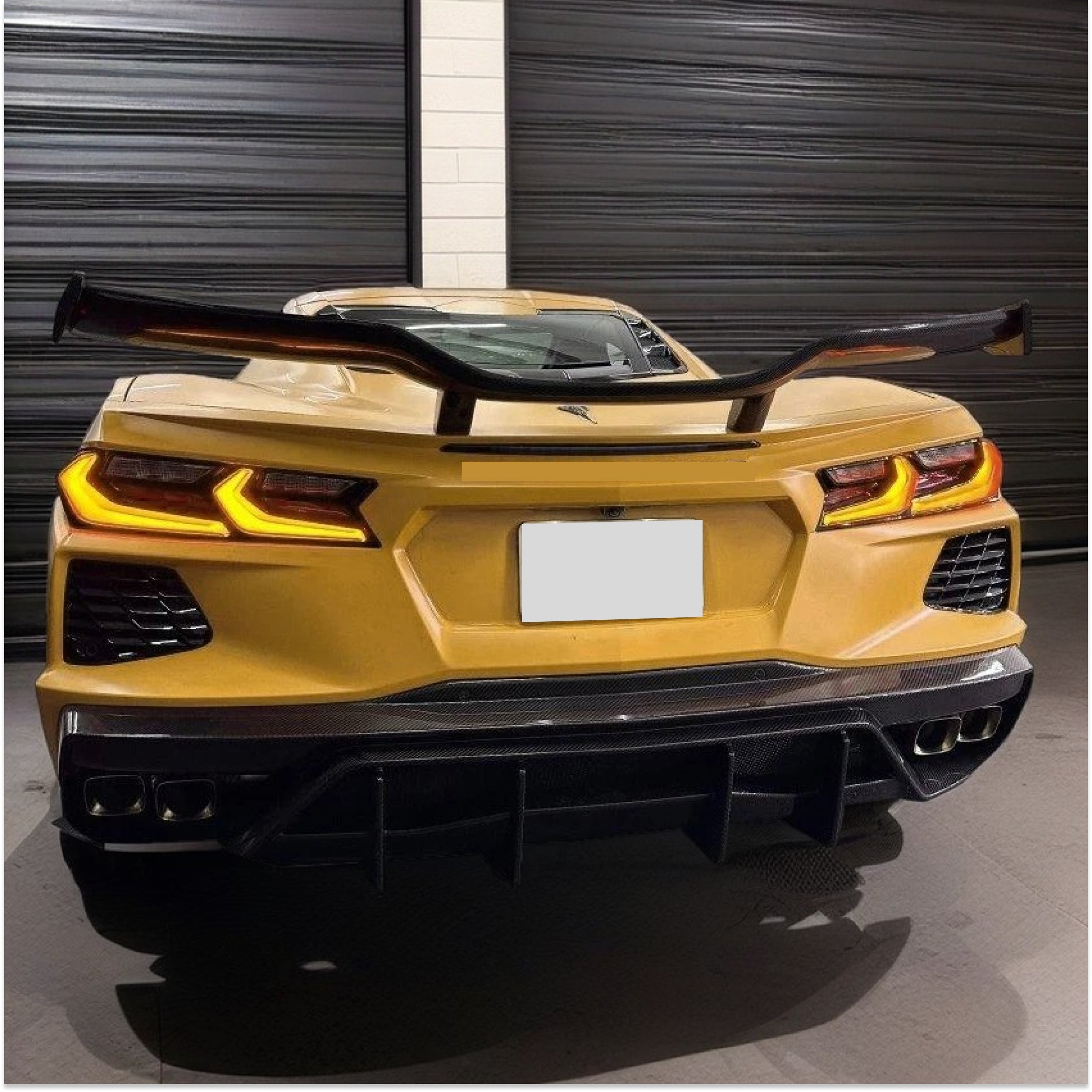 Real Carbon Fiber Rear Trunk Wing Spoiler Fits Chevrolet Corvette C8 ...