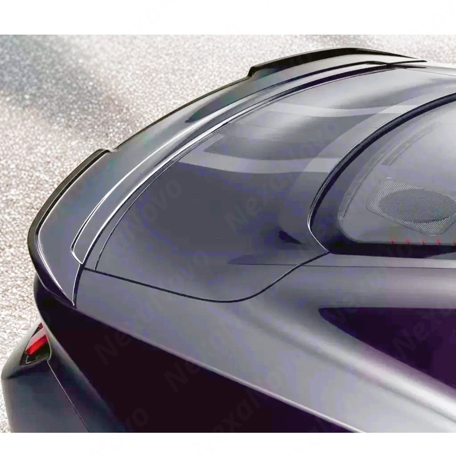 Dark Horse Style Rear Spoiler Wing W/ Removable Gurney Flap For Ford ...