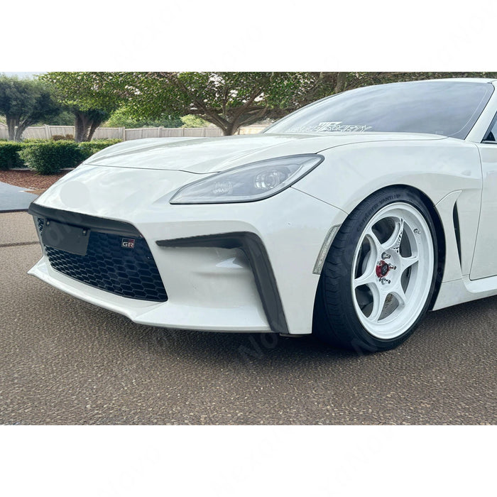 Fit For Toyota GR86 Black PU TS Style Front Garnish (2022-2025) NexaNovo