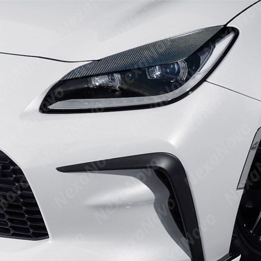 For Toyota GR86 (2022-2025) Real Carbon Fiber Front Headlight Eyelids ...