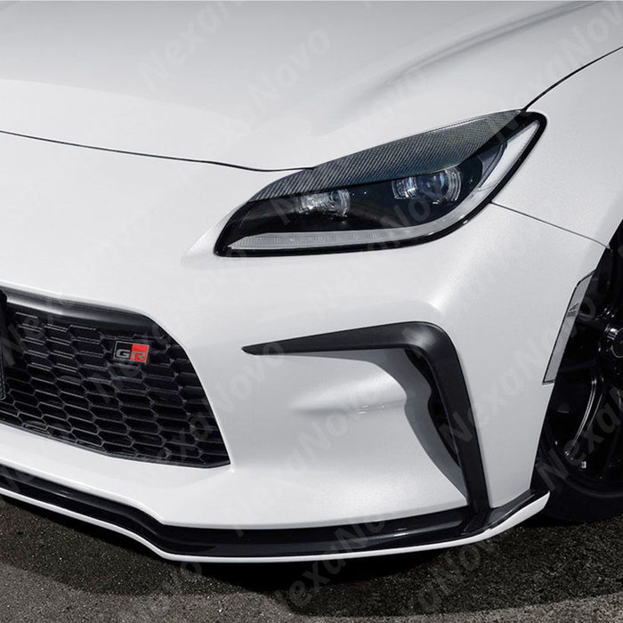 For Toyota GR86 (2022-2025) Real Carbon Fiber Front Headlight Eyelids ...