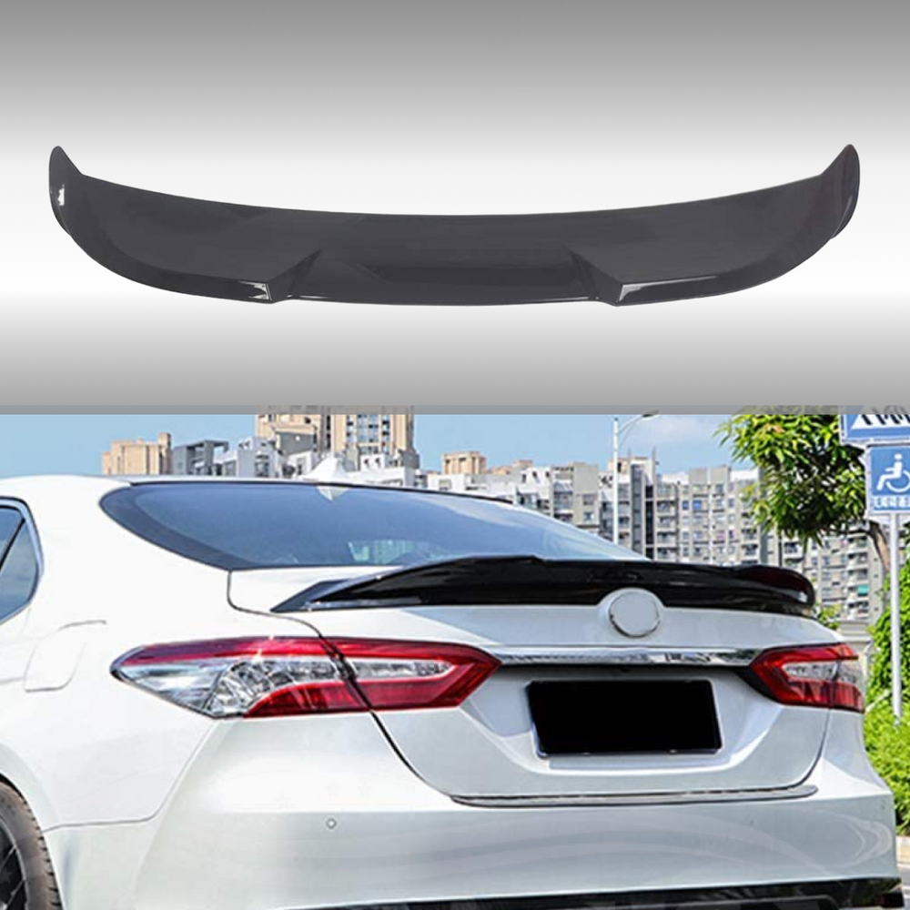 2018-2024 Toyota Camry - TRD Style Rear Trunk Spoiler Wing - Gloss Bla