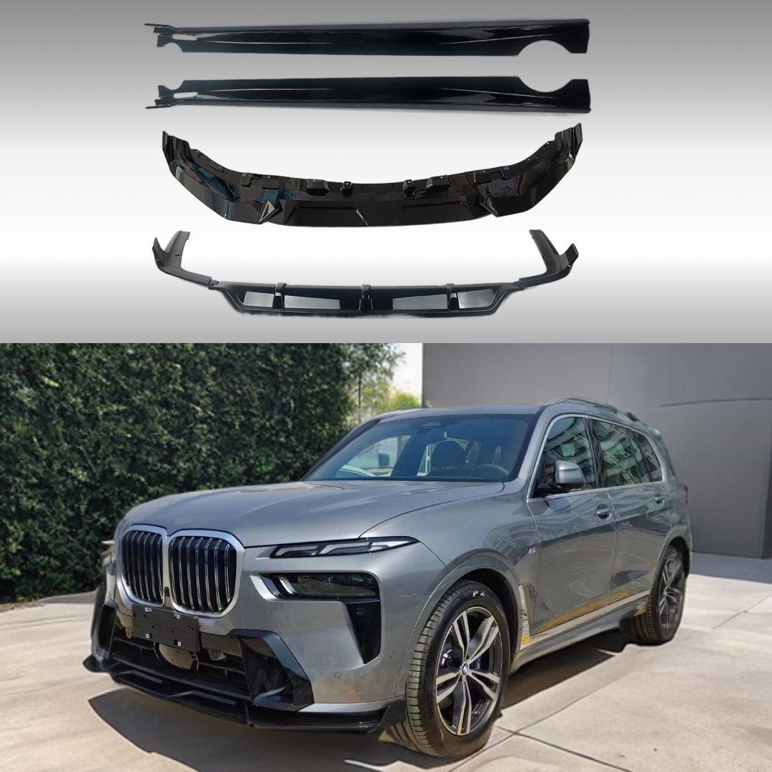 Gloss Black MP Style 3-in-1 Aero Body Kit Fits 2023-2025 BMW G07 X7 LCI