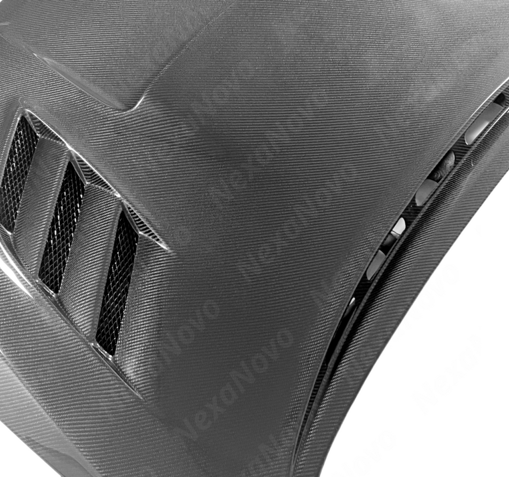 Subaru WRX STI VA Chassis Real Carbon Fiber Front Engine Hood (2015-20