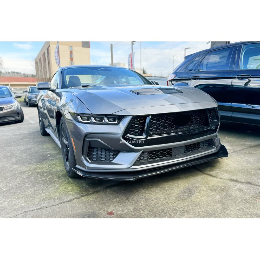 Front Bumper Lip Splitter for S650 Ford Mustang（2024+) NexaNovo