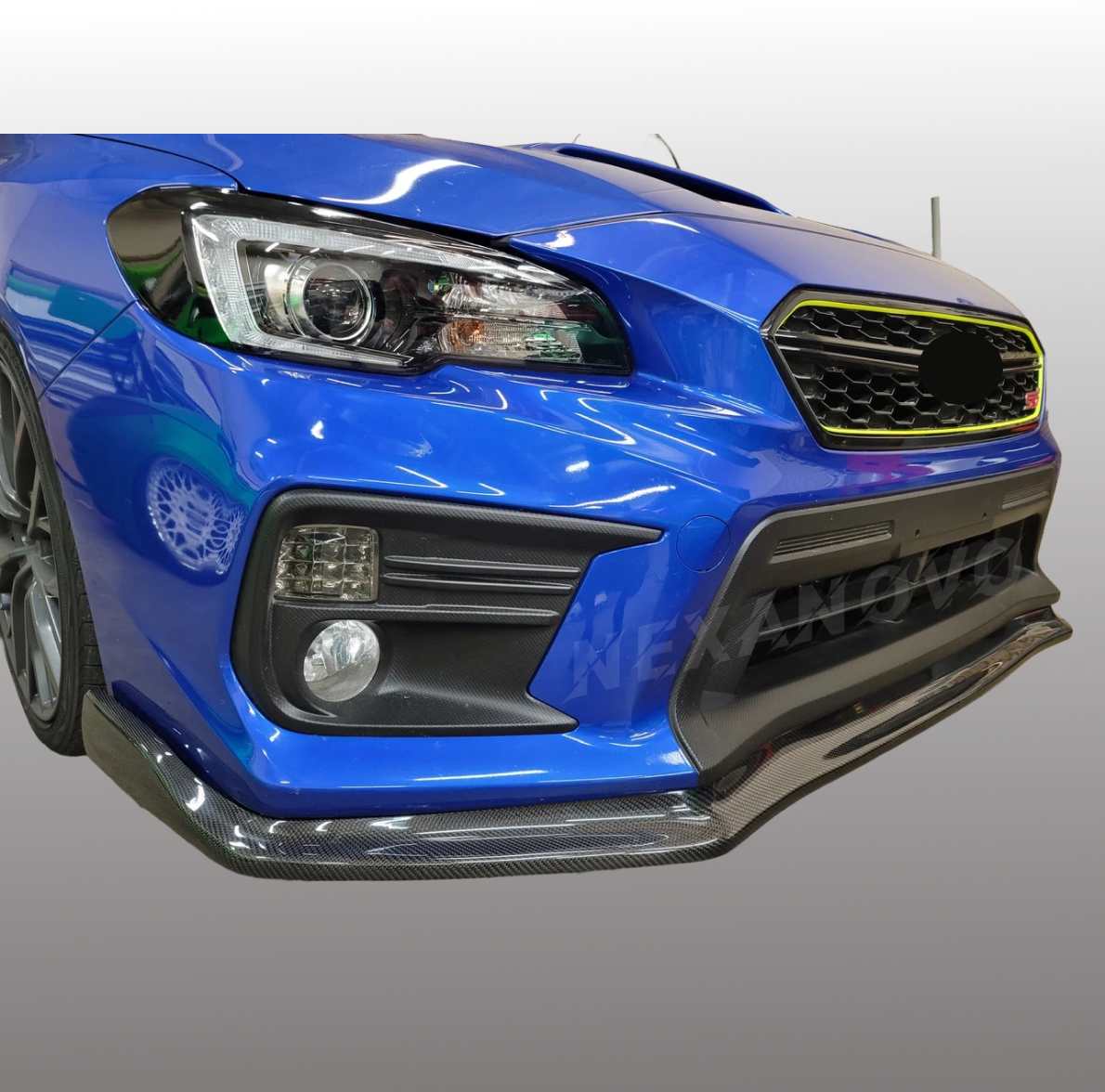 NexaNovo Carbon Fiber Front Lip for Subaru WRX STI (2015-2021)