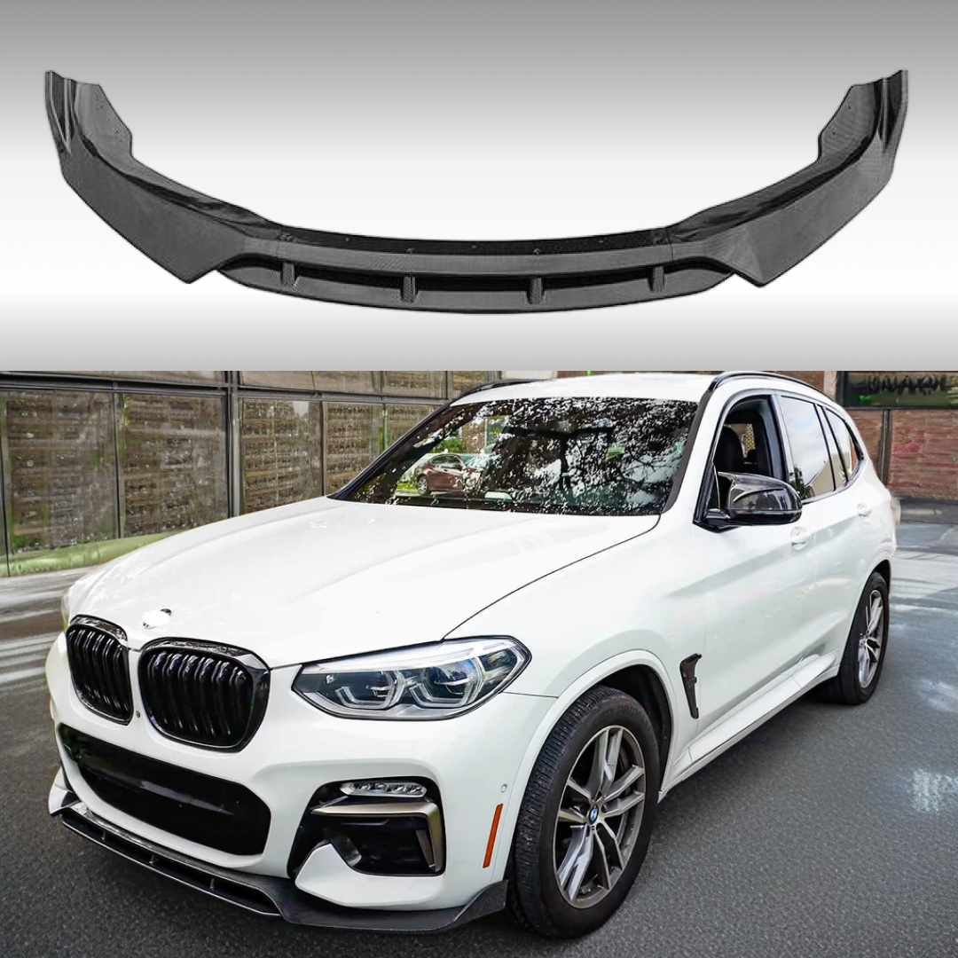 Carbon Fiber Print Front Splitter Lip For BMW X3 G01 (2018-2021)